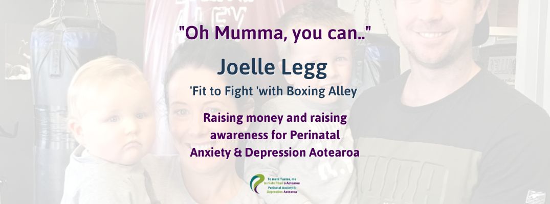 "Oh Mumma, you can.." Joelle Legg - Fit to Fight, Fundraising for PADA