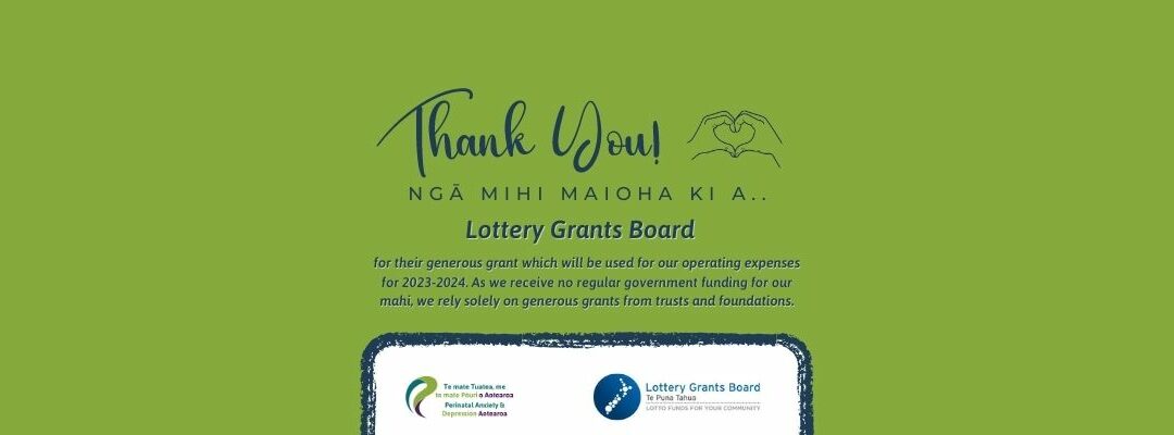 Thank you to Te Puna Tahua Lottery Grants Board